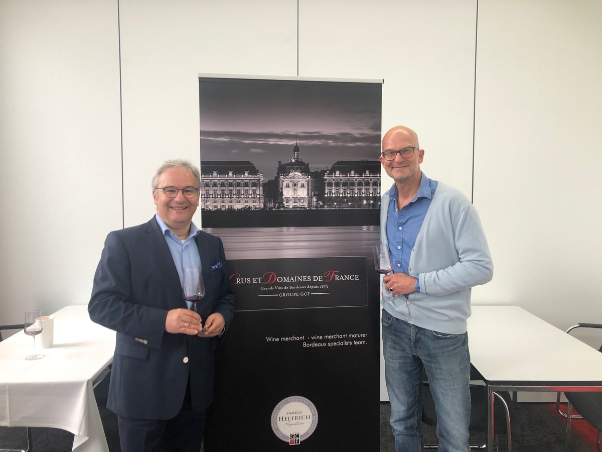 Zwei Sommeliers beim Bordeaux Tasting: Markus del Monego & Torge Thies ...