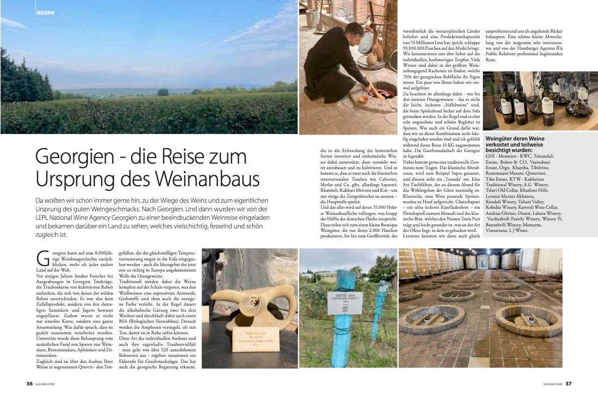 Unsere Reise nach Georgien – Die Weingaleristen